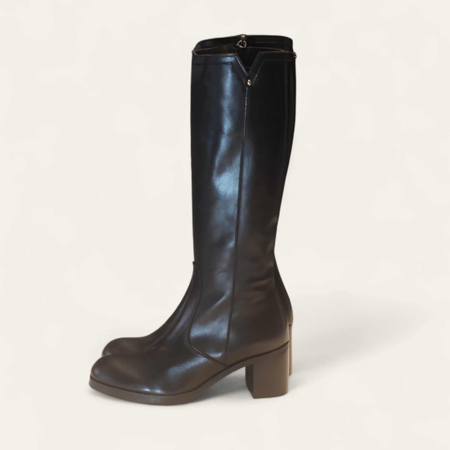 PROGETTO ST04 HIGH KNEE BOOTS - Aizarani Shoes