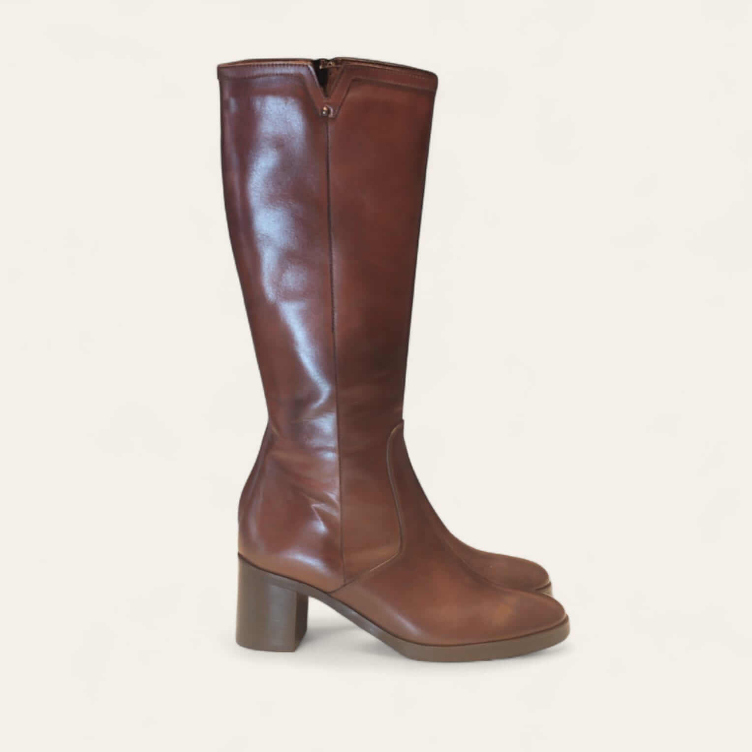 PROGETTO ST04 HIGH KNEE BOOTS - Aizarani Shoes